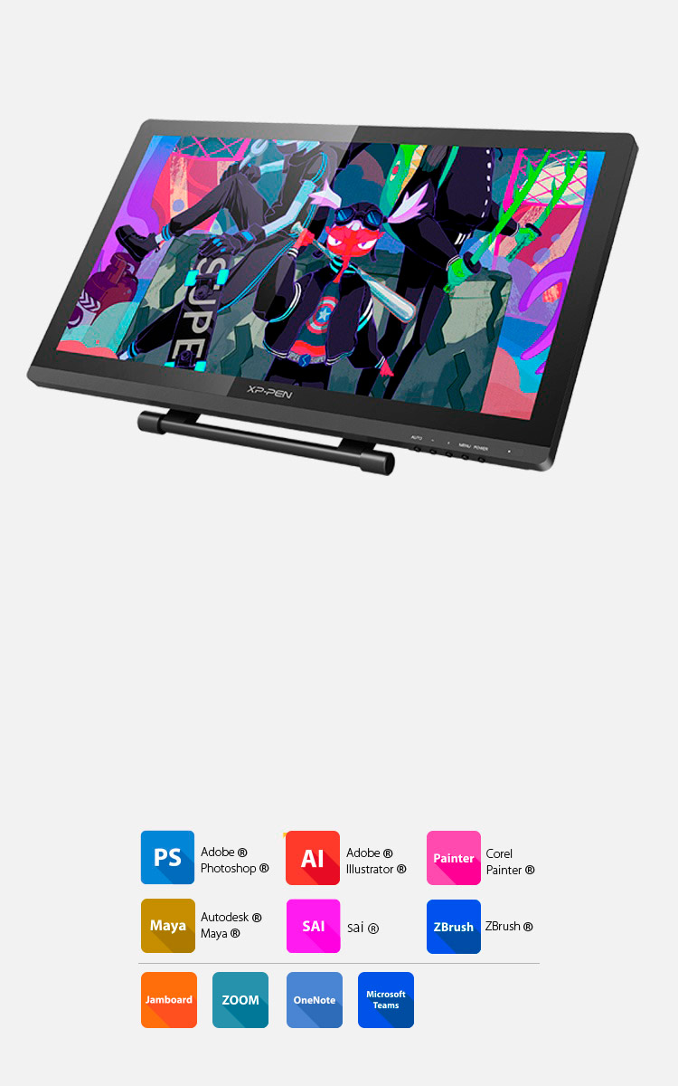 Artist 22 Pro 22inch beginner display drawing tablet | XP-Pen UK ...