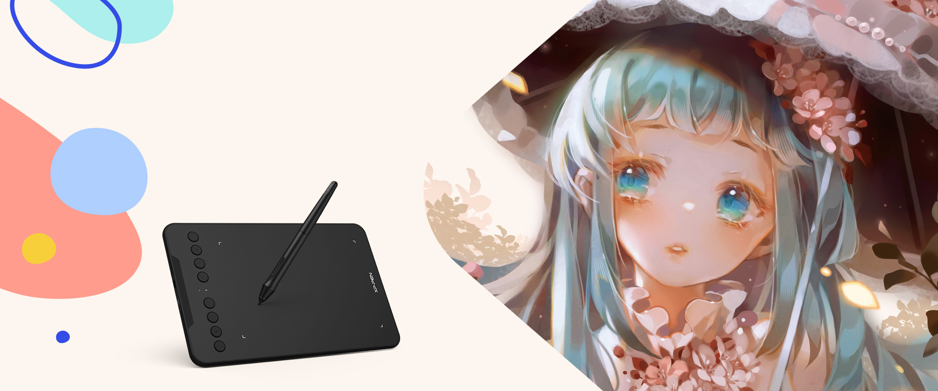 Deco mini 7w Wireless drawing tablet for illustrators | XP-Pen UK ...