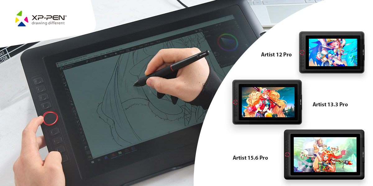 Pen Display monitor , Graphics Art tablet , Digital Drawing tablet for ...