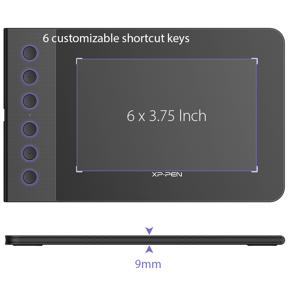 Star G640S drawing tablet compatible with Android | XP-Pen UK official ...