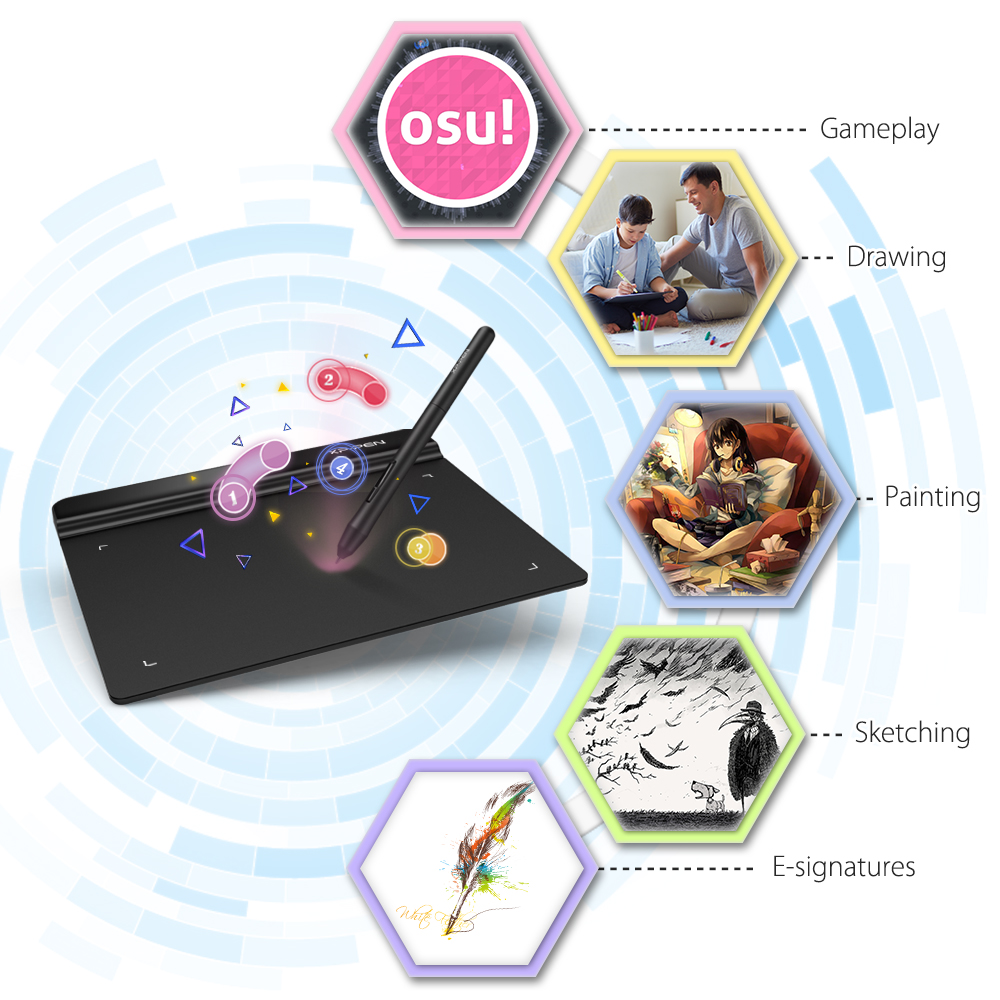 Star G640 Osu drawing graphics tablet | XP-Pen UK official store