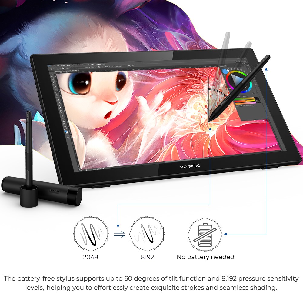 Artist 22 (2nd Generation) large screen drawing tablet | XP-Pen UK ...