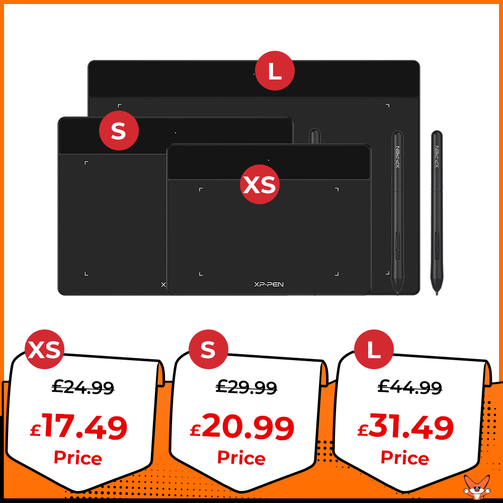 Deco Fun XS / S /L best and cheapest drawing tablet | XP-Pen UK ...