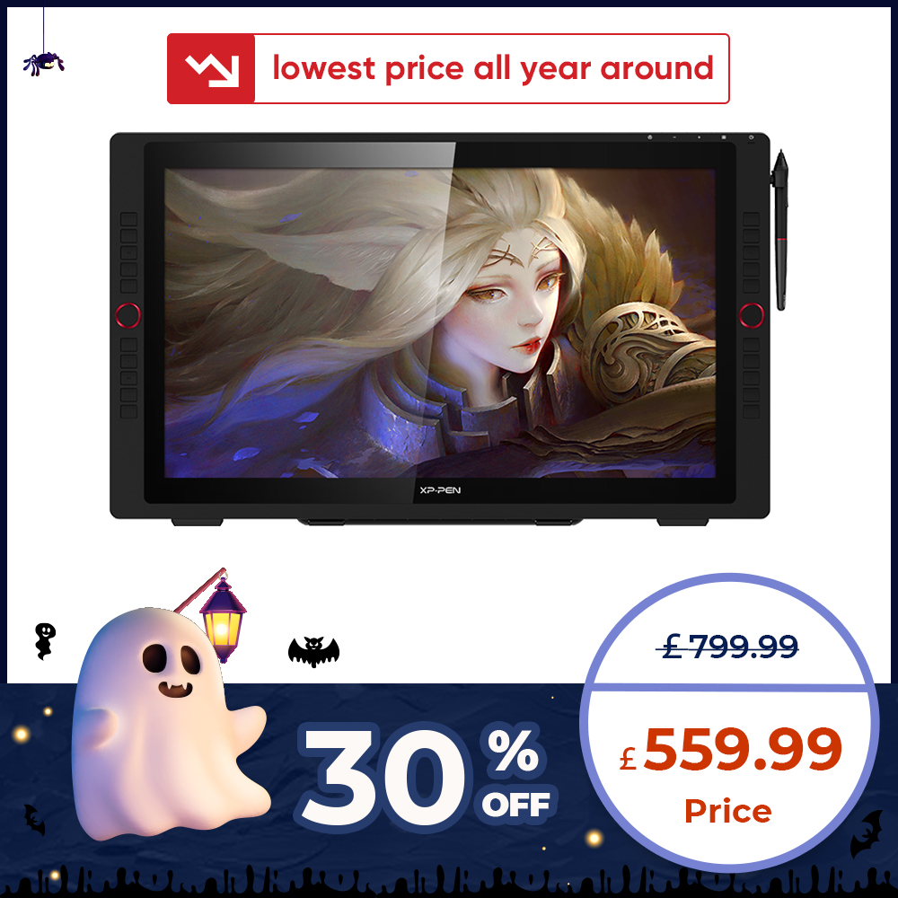 Artist 24 Pro biggest drawing tablet with screen 24inch | XP-Pen UK ...